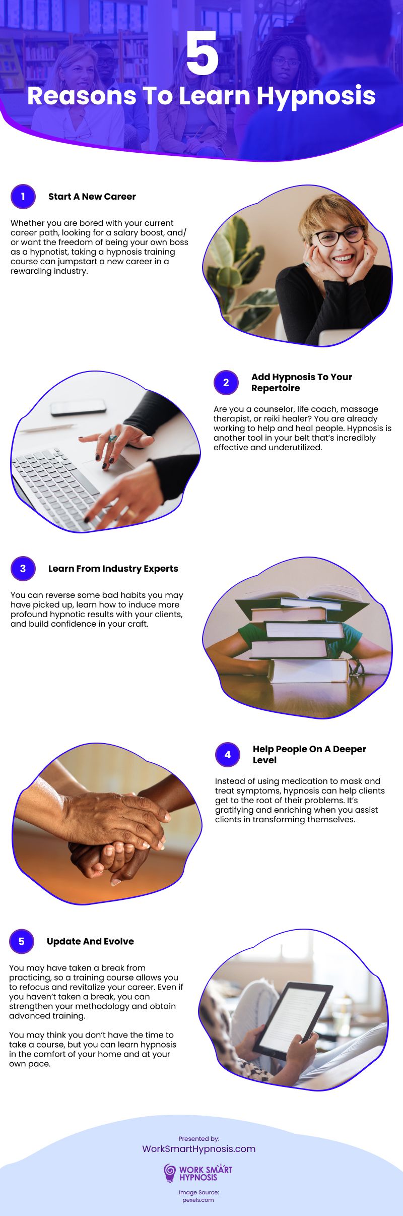 5 Reasons to Learn Hypnosis [INFOGRAPHIC] - Infographic Plaza